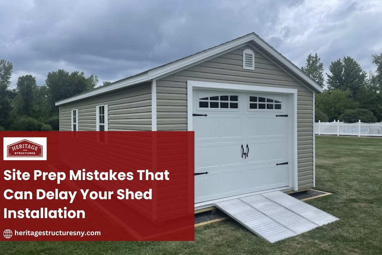 Site Prep Mistakes That Can Delay Your Shed Installation - Heritage ...